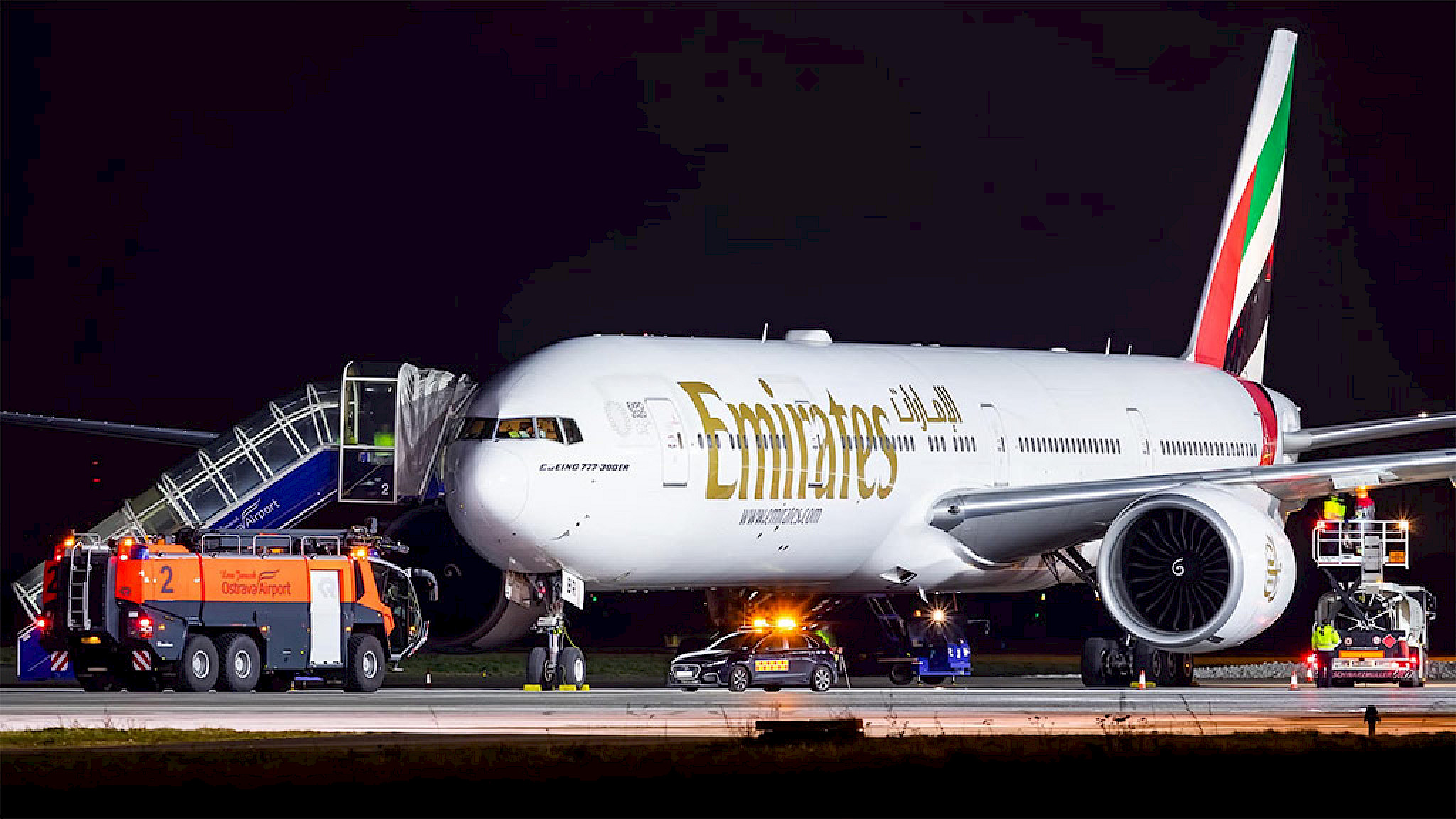 V Ostravě nečekaně přistál Boeing 777 Emirates | Airways.cz