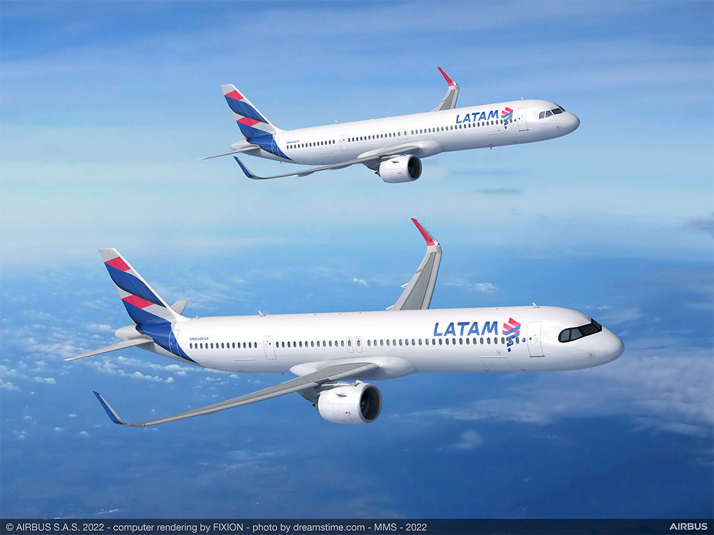 LATAM Airlines objednaly další Airbusy A321neo, budou provozovat také A321XLR | Airways.cz