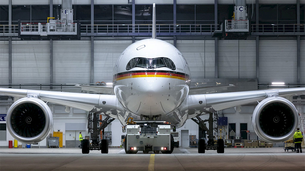 Německá Luftwaffe převzala druhý Airbus A350 pro přepravu vládních činitelů | Airways.cz