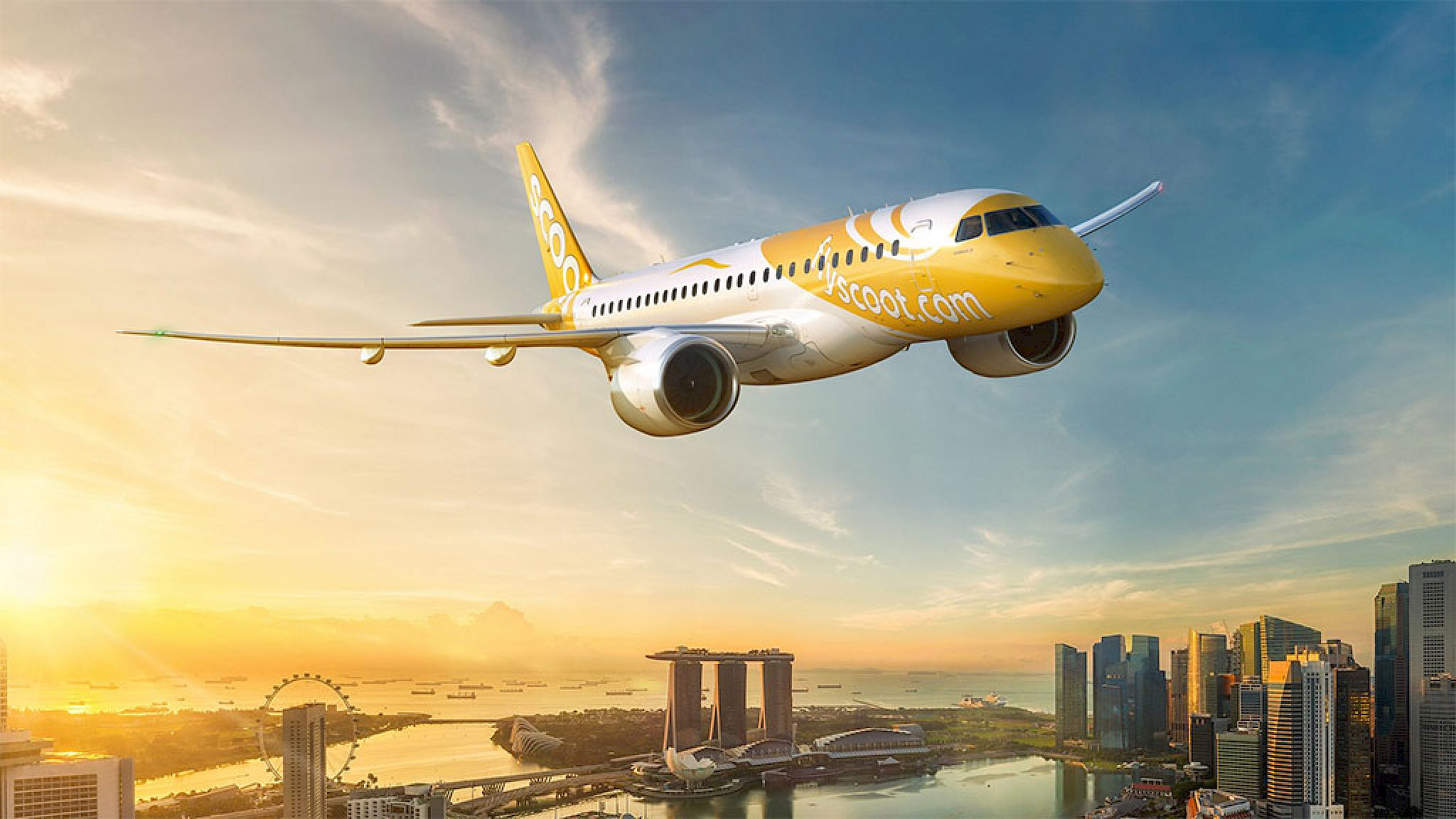 Singapurský low-cost Scoot bude provozovat Embraery E190-E2 | Airways.cz