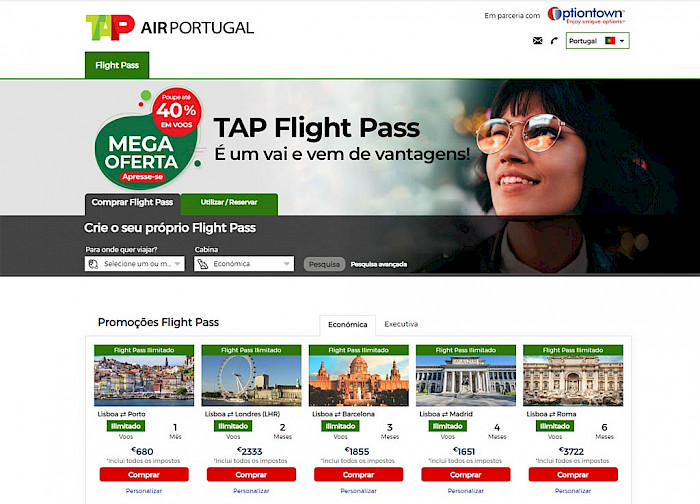 TAP Air Portugal opět nabízí Flight Pass, předplatné na lety | Airways.cz
