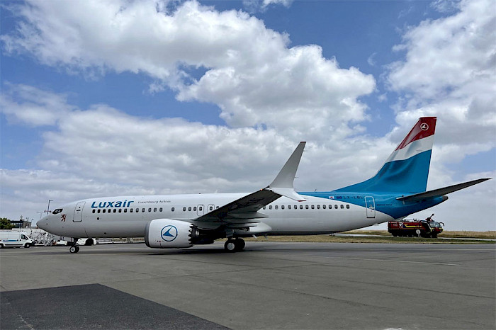 Luxair má ve flotile první Boeing 737 MAX, dodán byl z Ostravy | Airways.cz