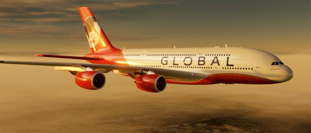 Global Airlines převzaly první Airbus A380, letoun je po China Southern ...