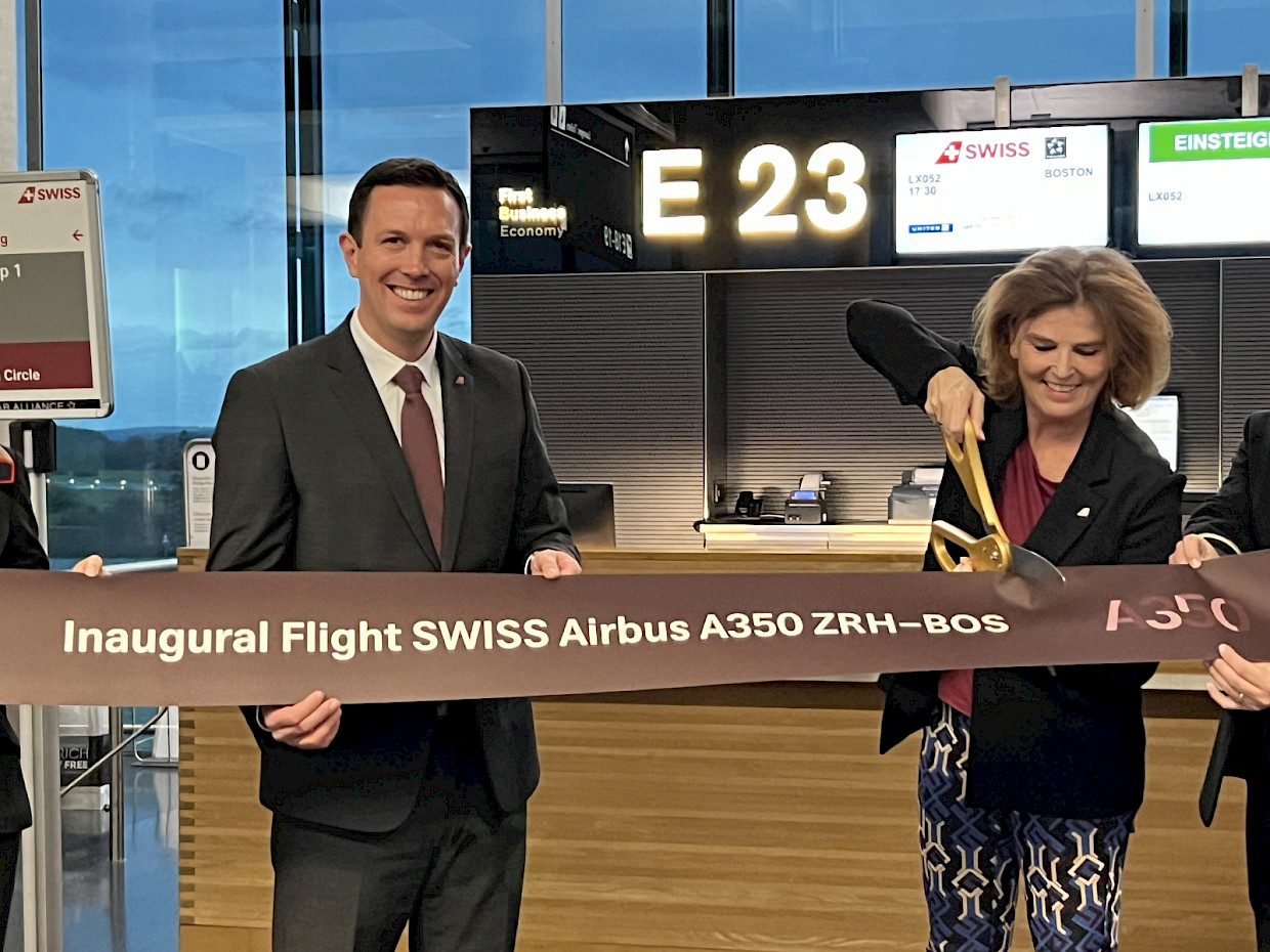 Swiss vyslal poprvé svůj první Airbus A350 na pravidelnou dálkovou ...